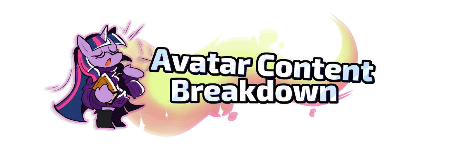 Magical Pony Base [VRChat Avatar] by nonarycubed