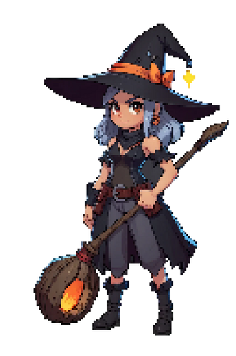 fantasy anime girls pixel arts by Itsme_666
