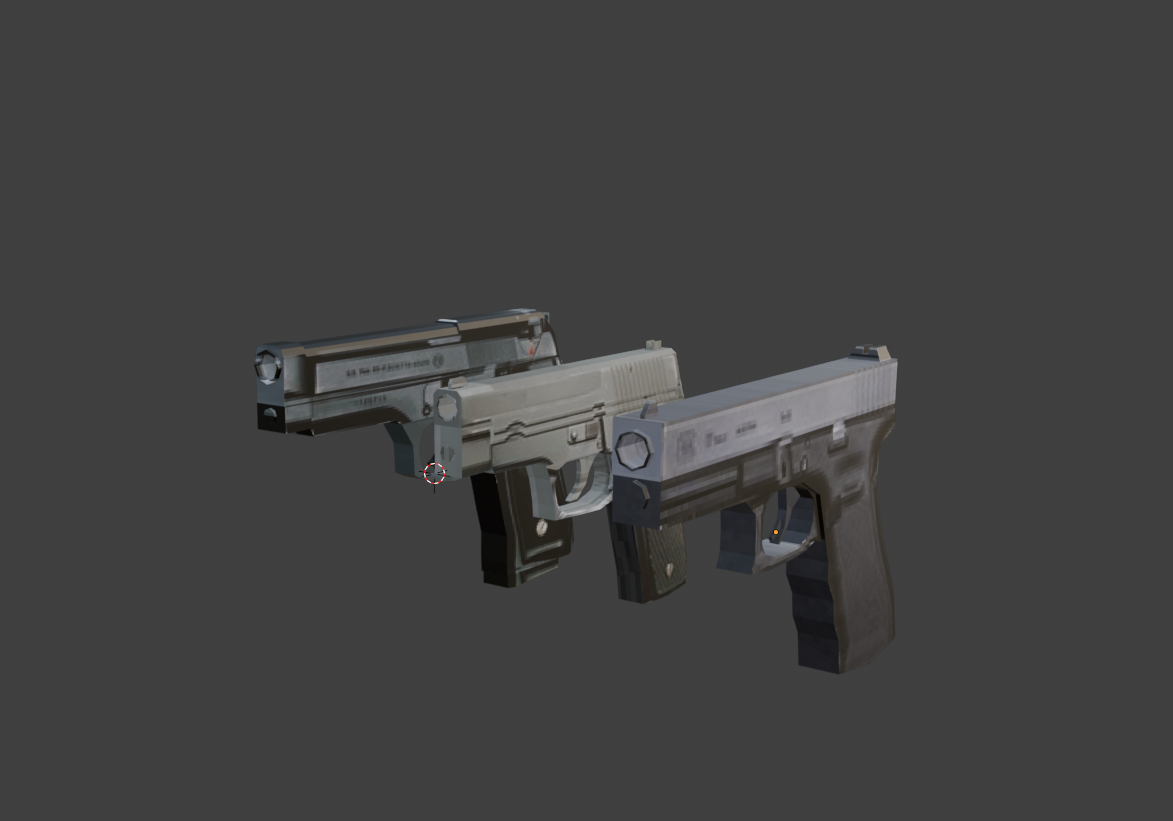 PSX Style Pistol Pack by BigJigglyDev