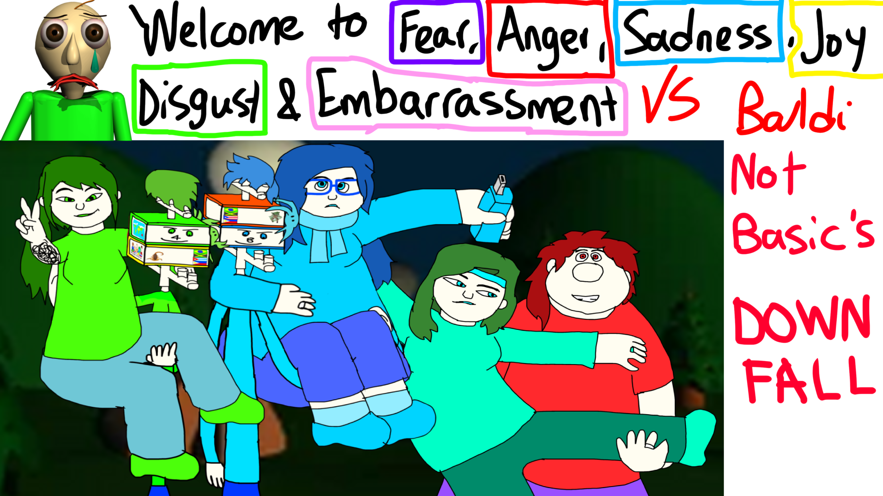 FASJDE VS Baldi Not Basic's Downfall by OverloadPenn