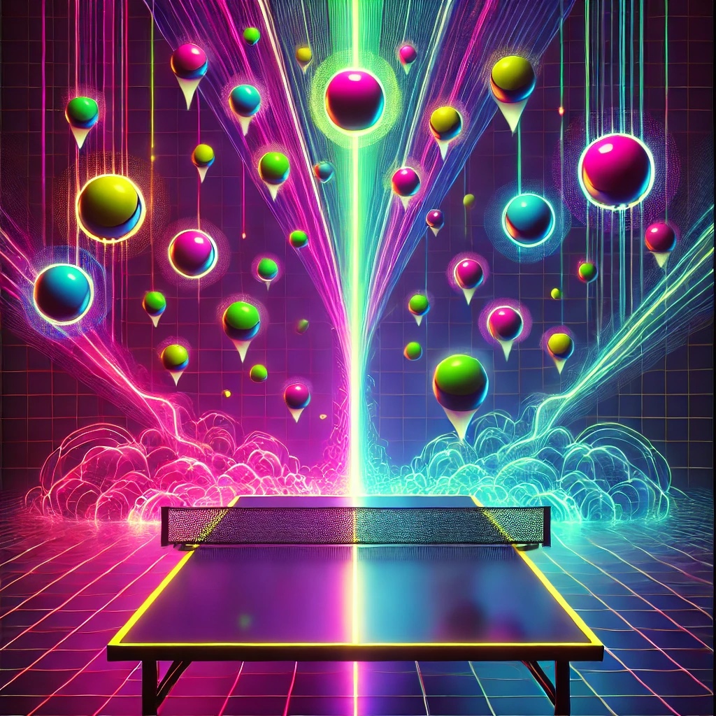 NEON PONG CHAOS by cios