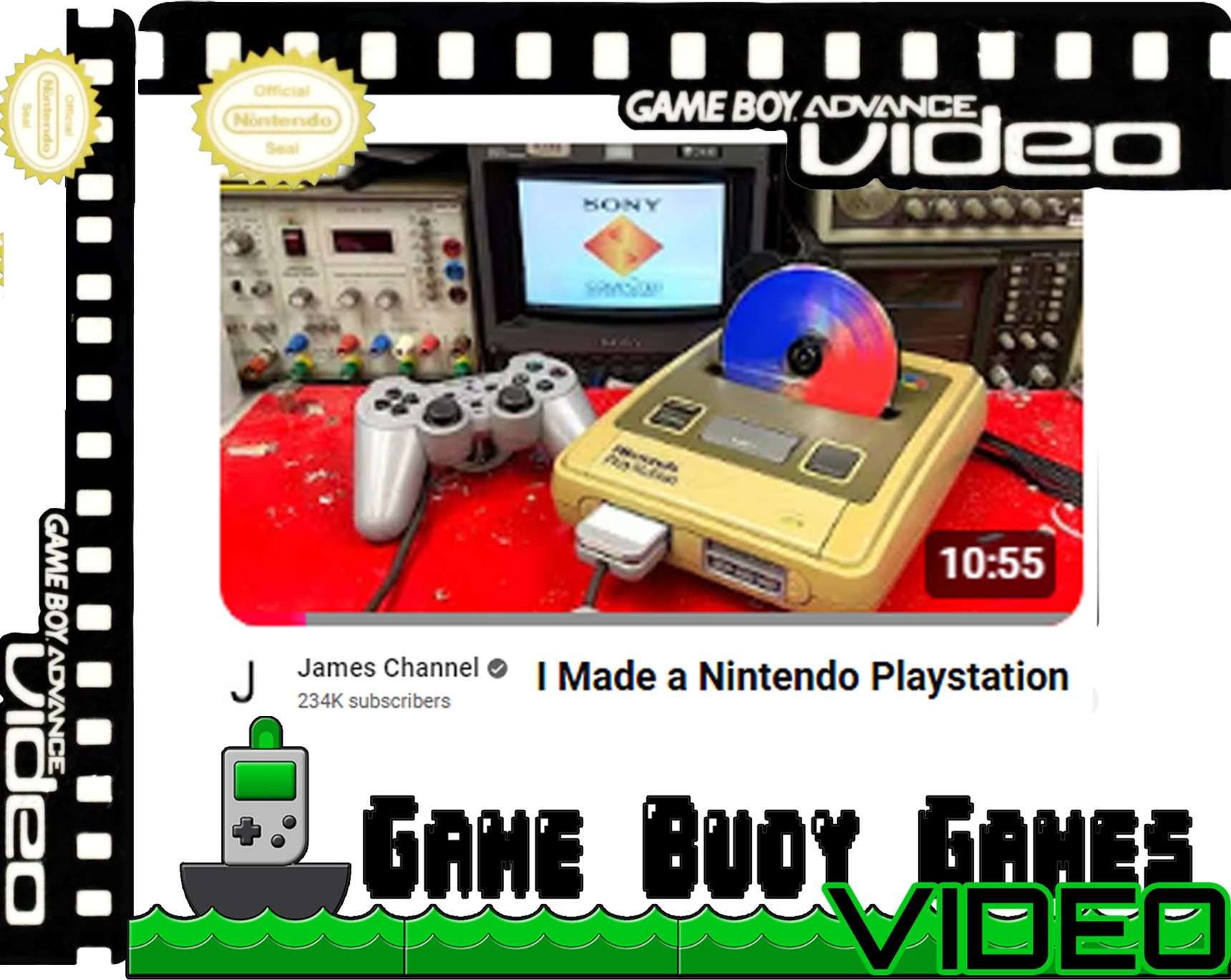 James Channel - GBA Video - Vol. 1 by GameBuoyGames - Michael Towns