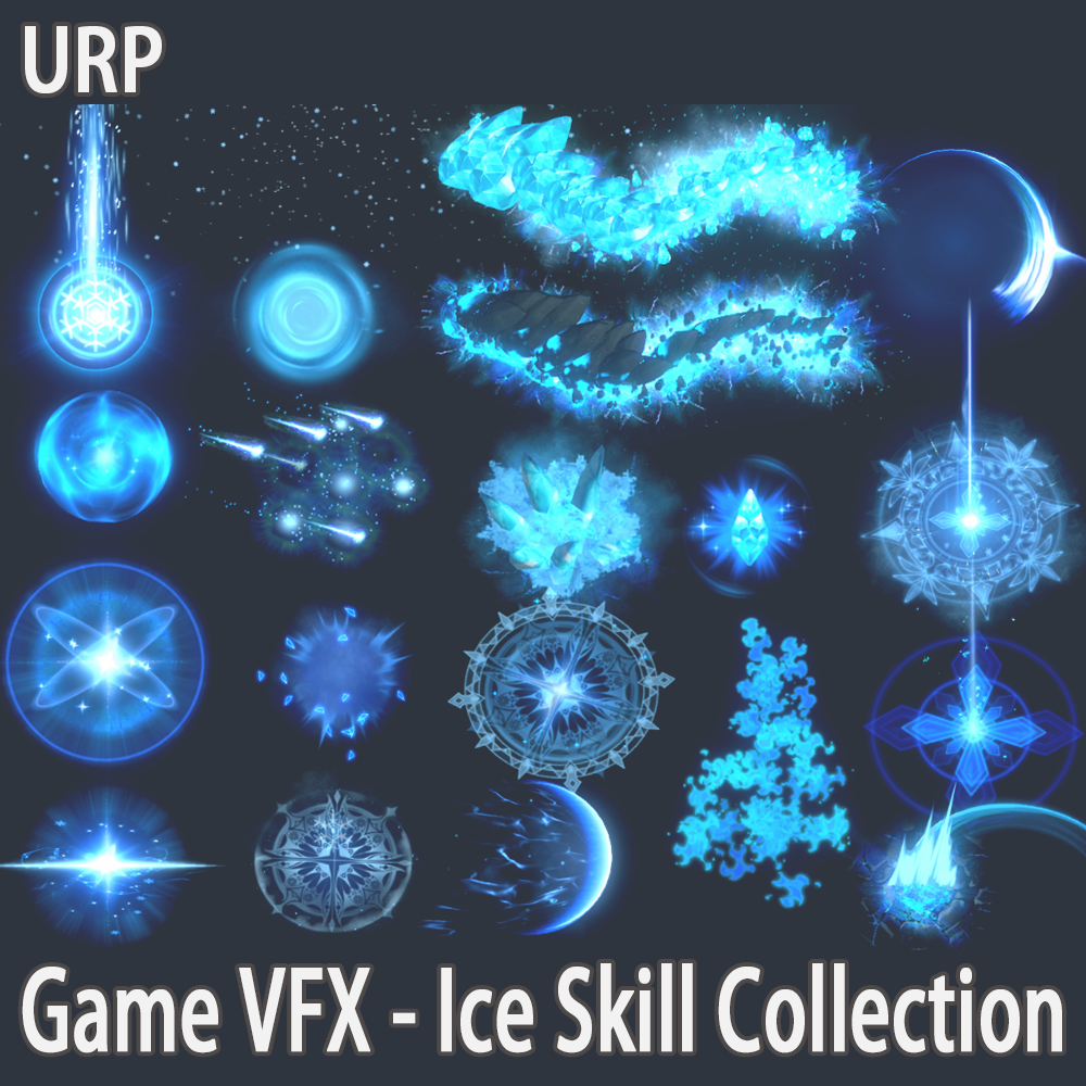 Unity Game VFX - Ice Skill Collection by Eric Wang_Unity VFX Artist