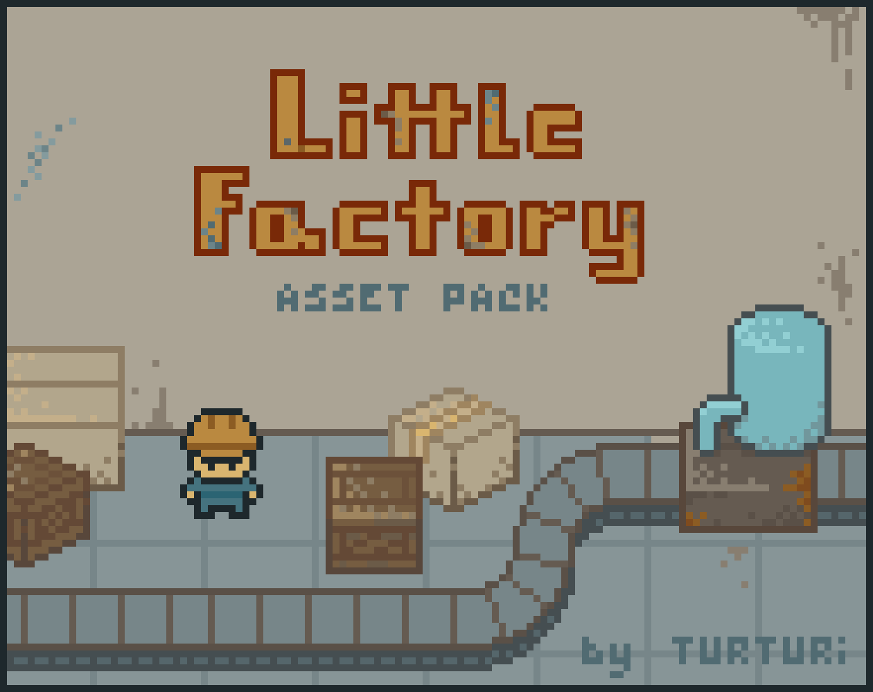 Little Factory - FREE top-down asset pack by turturi