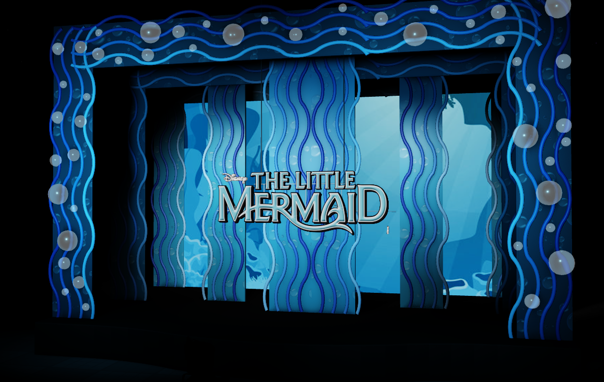 The Little Mermaid Custom Base Set by Take A Bow Theatrics