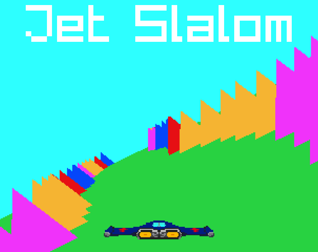 Jetslalom (remake) by heyoeyo