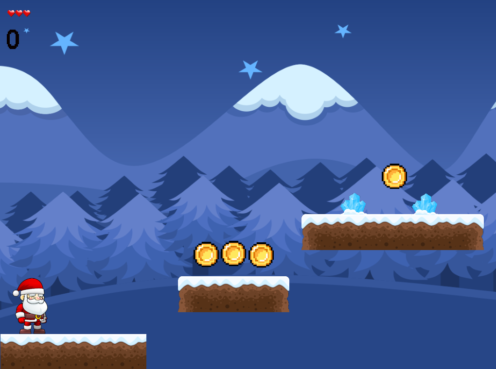 Santa Platformer Short by kaanirem
