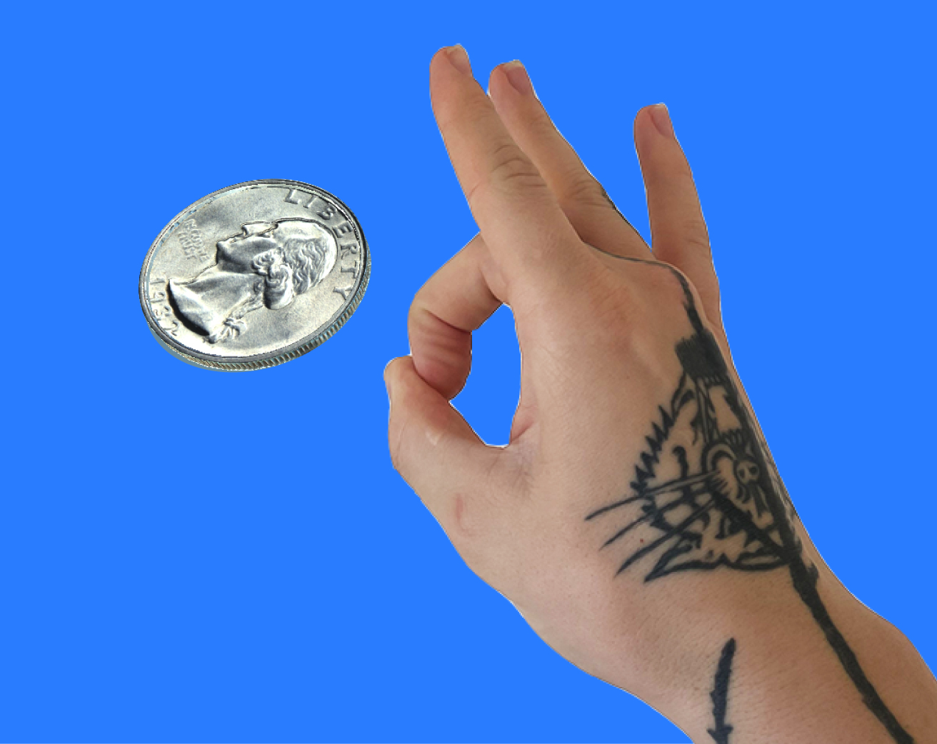 A game about flicking a quarter by Ethan Demarest