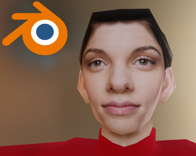 3D low-poly - casual woman 6 by joncrow