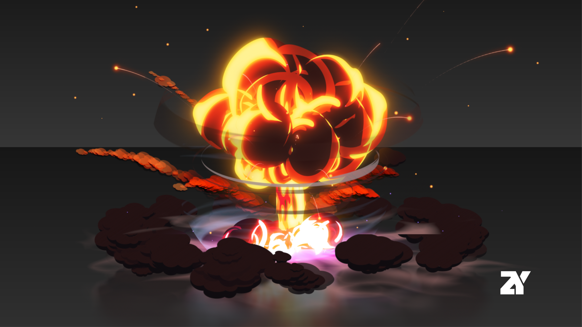 Super Nuclear Explosion by ZY