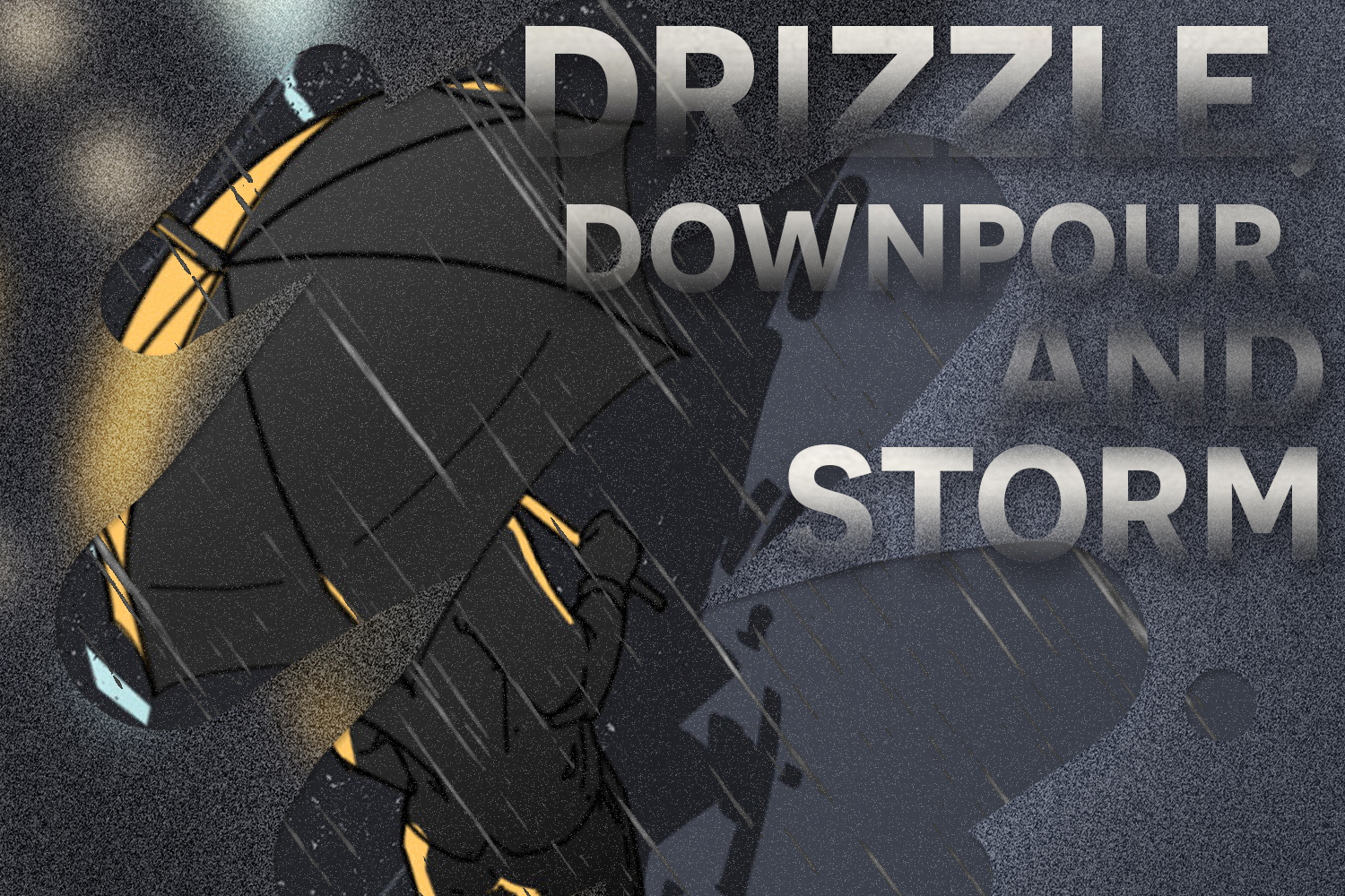 Drizzle, Downpour and Storm by EmpteX