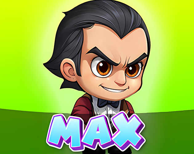 Max - 2D Animated Character (Spriter) by Gamelauncher Shop