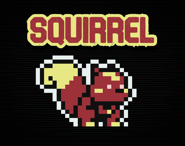Squirrel! (2d animated 16-bit pixel-art character) by Duckhive