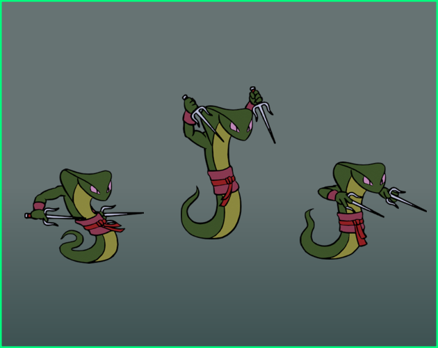 Cobra - Animated Hand drawn character by Ismartal