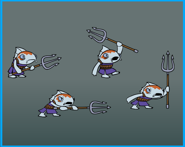 Koi - Animated Hand drawn character by Ismartal