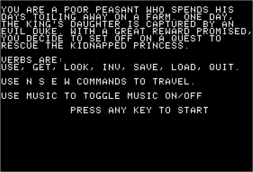 Castle Quest (Apple II) by rickyderocher