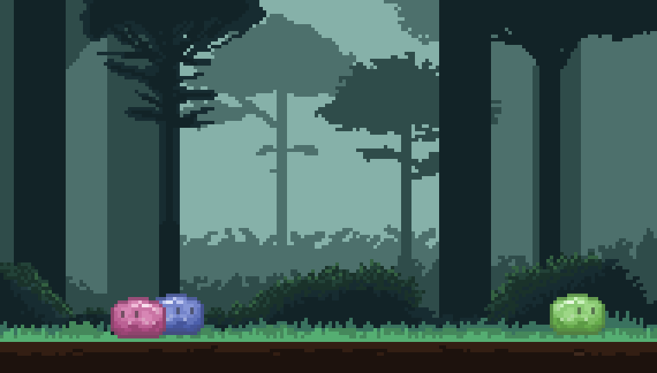 Slime Monster animated Pixel Art 2D for platformer and top down by ...