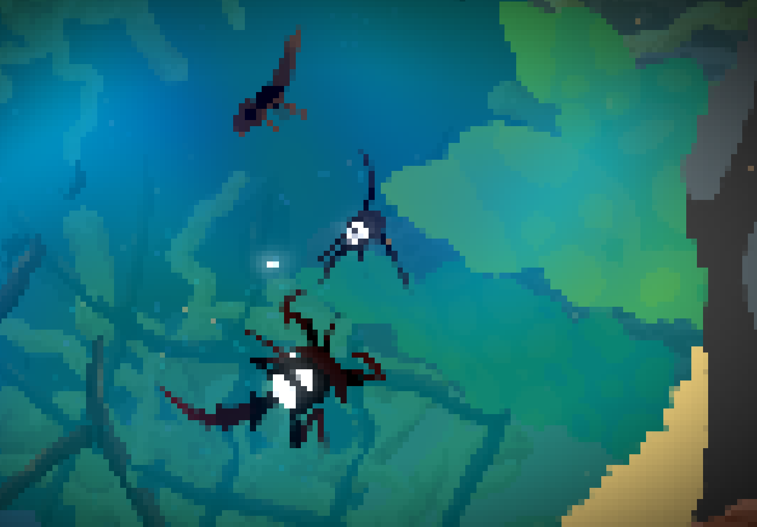 Arthropods Underwater by Hexopus