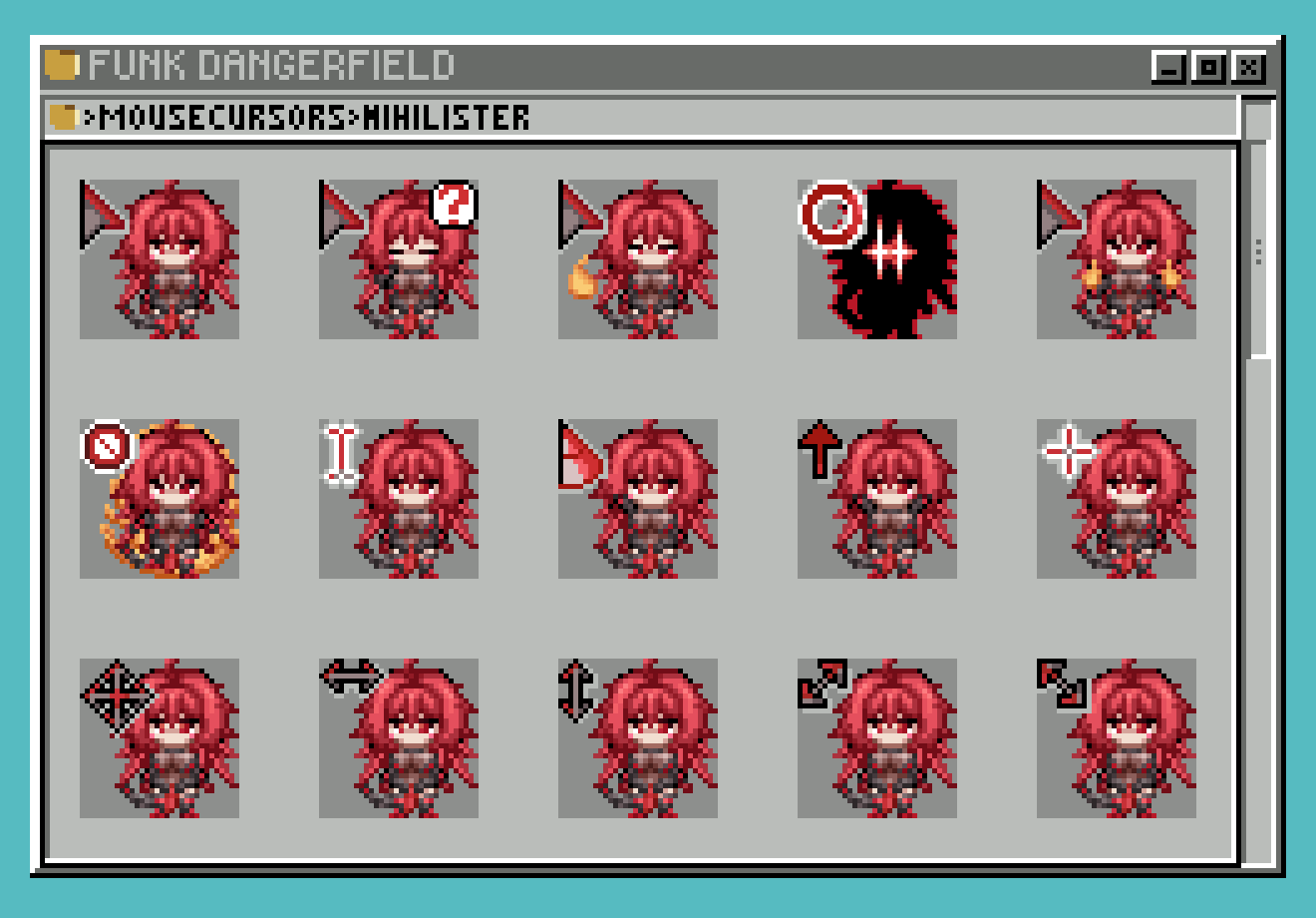 Nihilister Animated Mouse Cursor Set by Funk Dangerfield