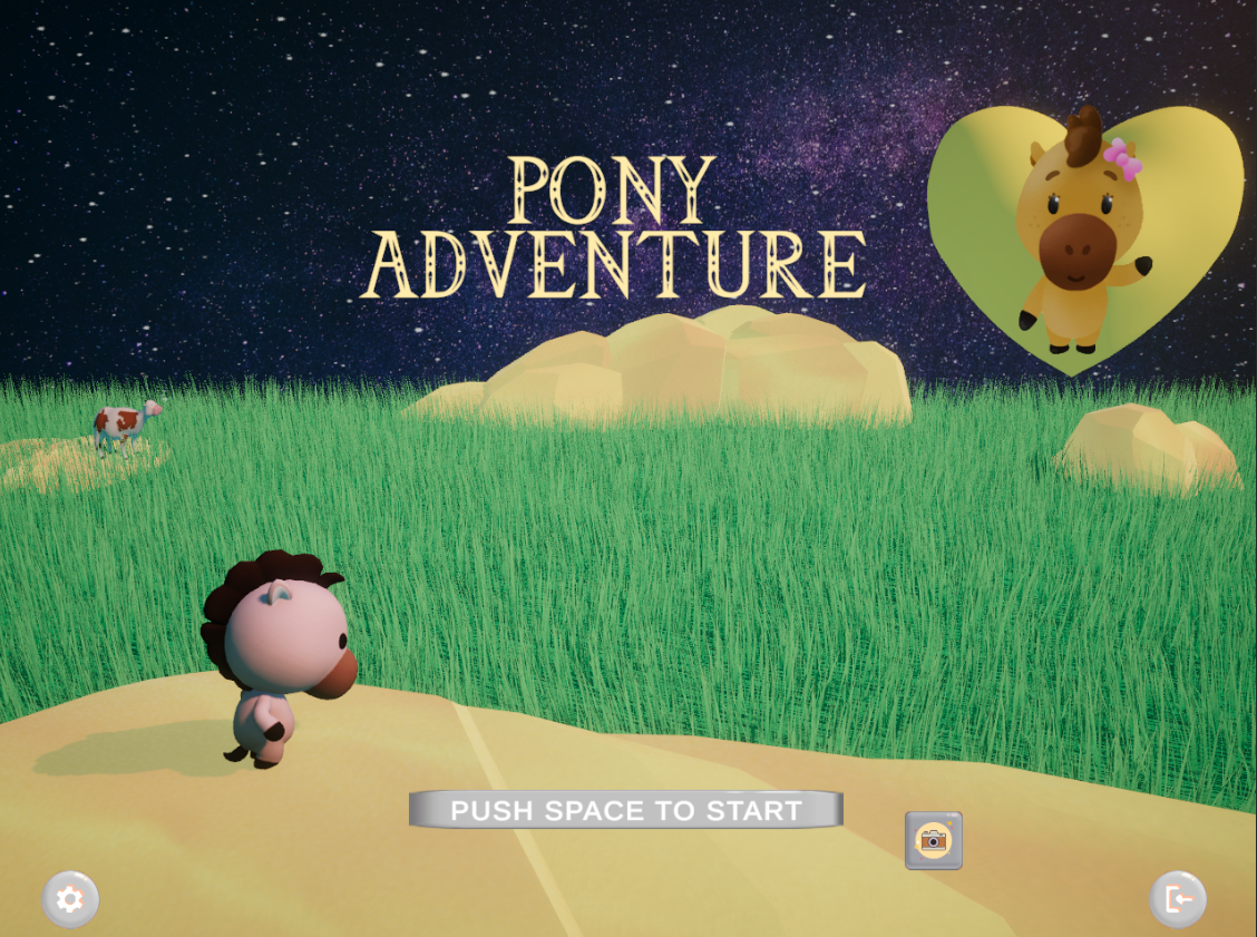 PONY ADVENTURE (MSX Penguin Adventure Remake) by Crimson House Games