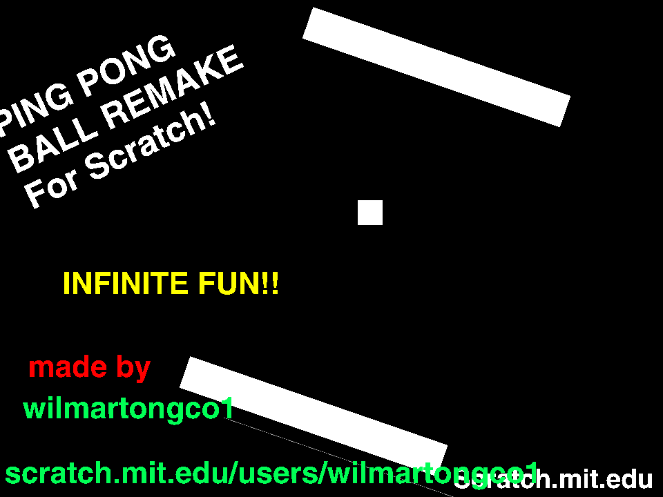 Ping Pong Ball Remake (for Scratch 1.8) by wilmartongco1