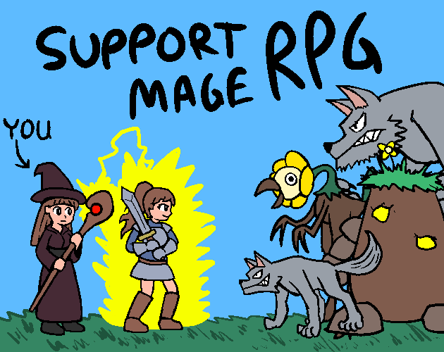 Support Mage RPG (unfinished game jam edition ) by Gogolassy