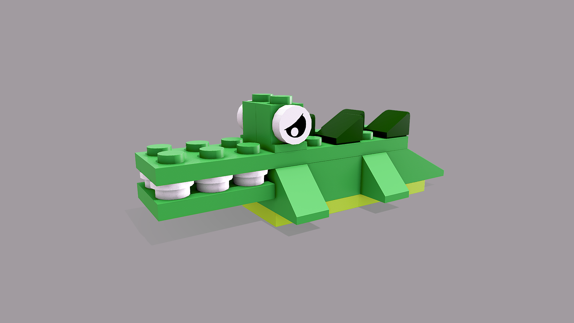 LEGO Crocodile by dbr3d
