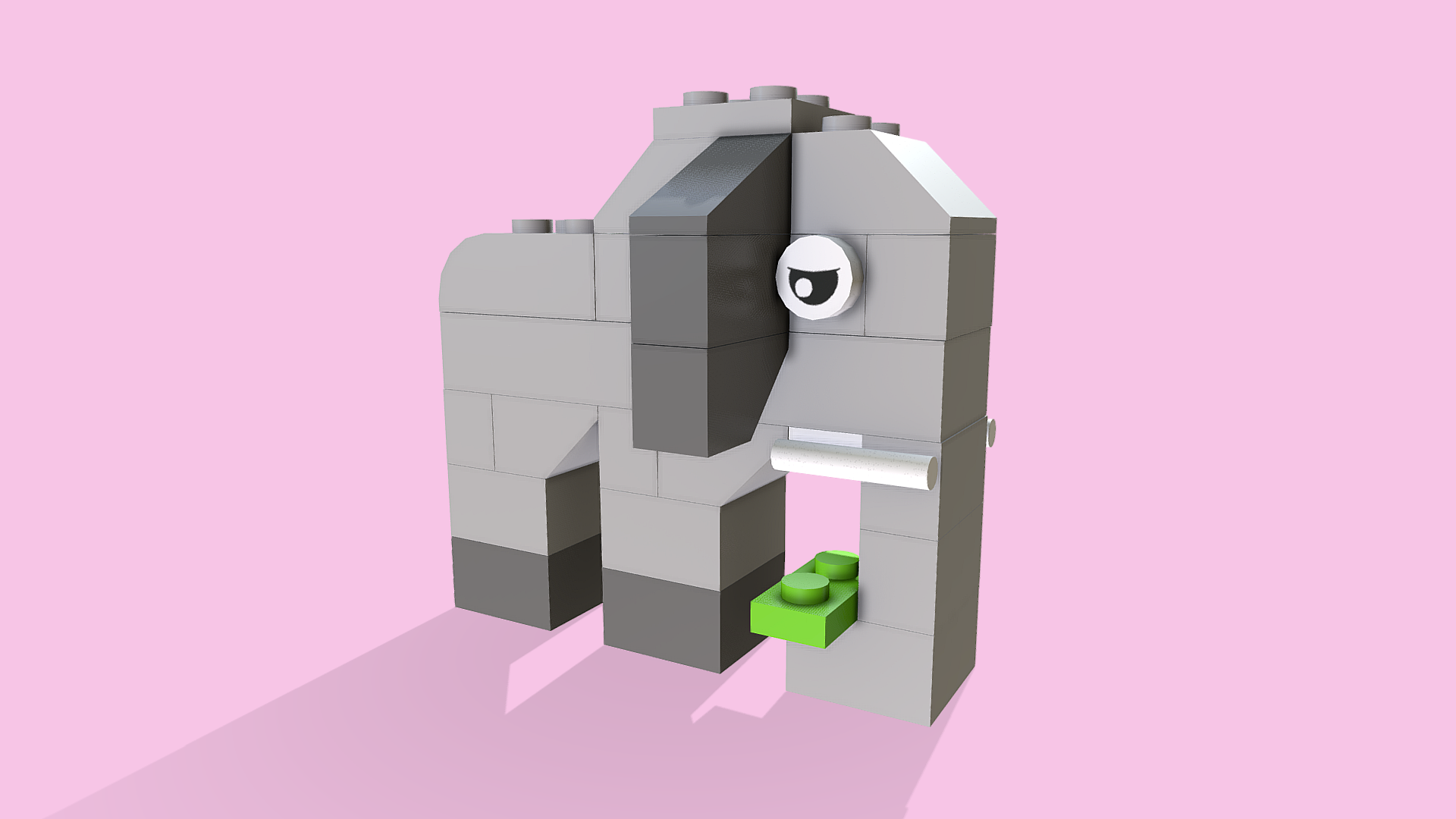 LEGO Elephant by dbr3d