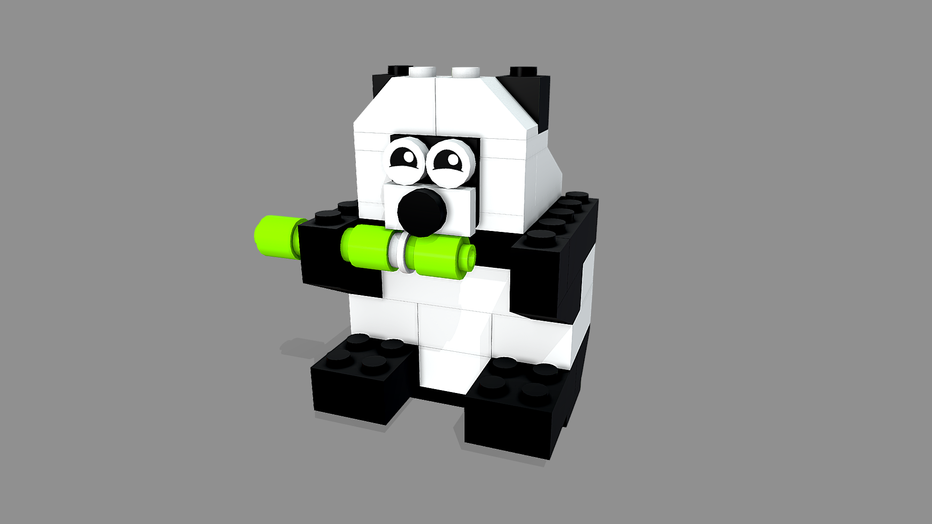 LEGO Panda by dbr3d