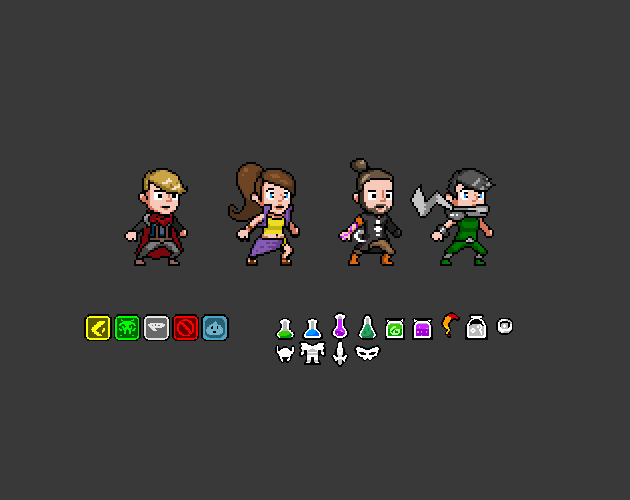 Basic RPG Sprites by Mickemoose