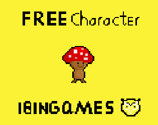 Mushroom Character Pixelart Free 1.5 by IbinGames