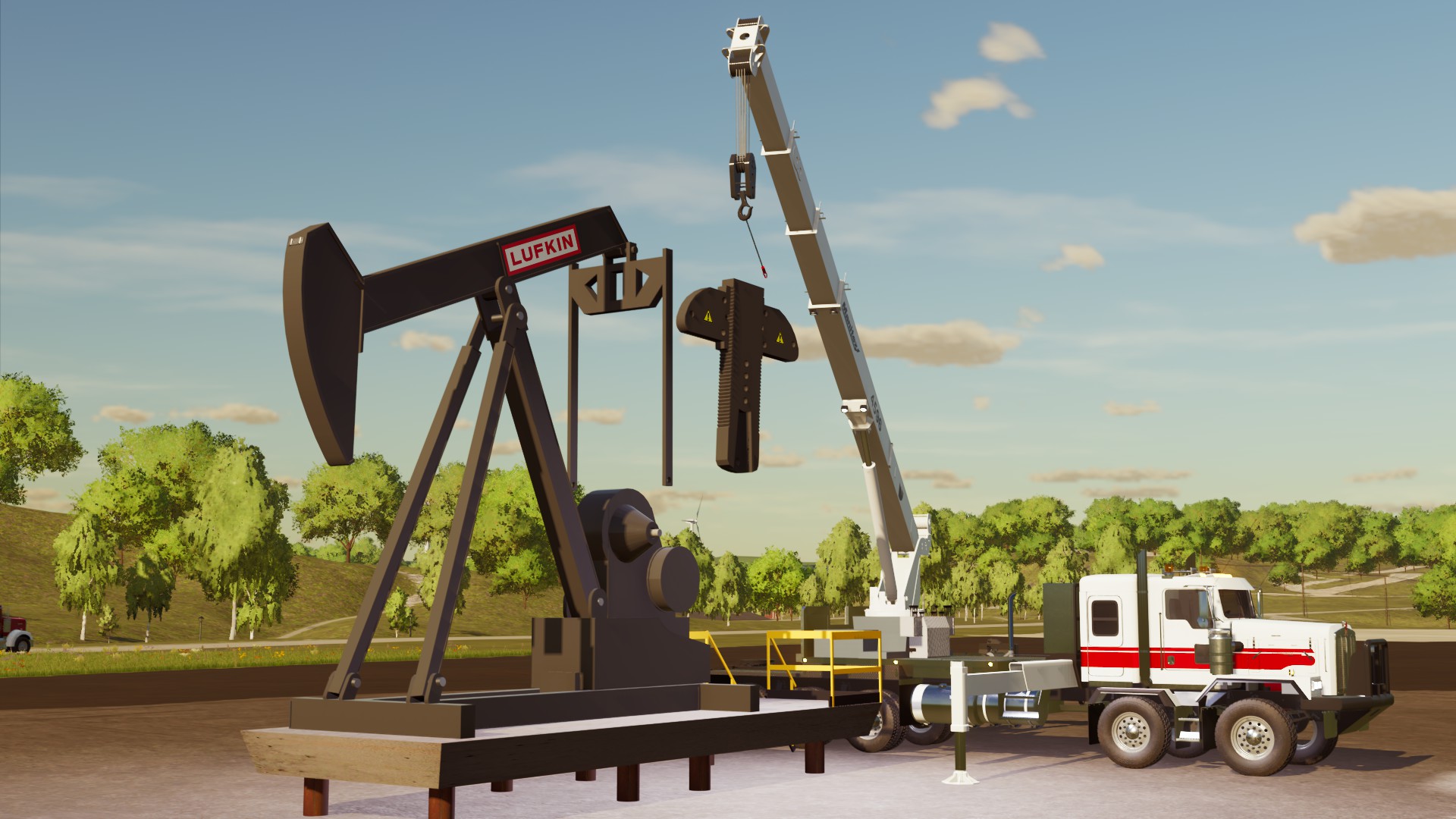 FS22 Buildable Pump Jack by OneHellofASandwich