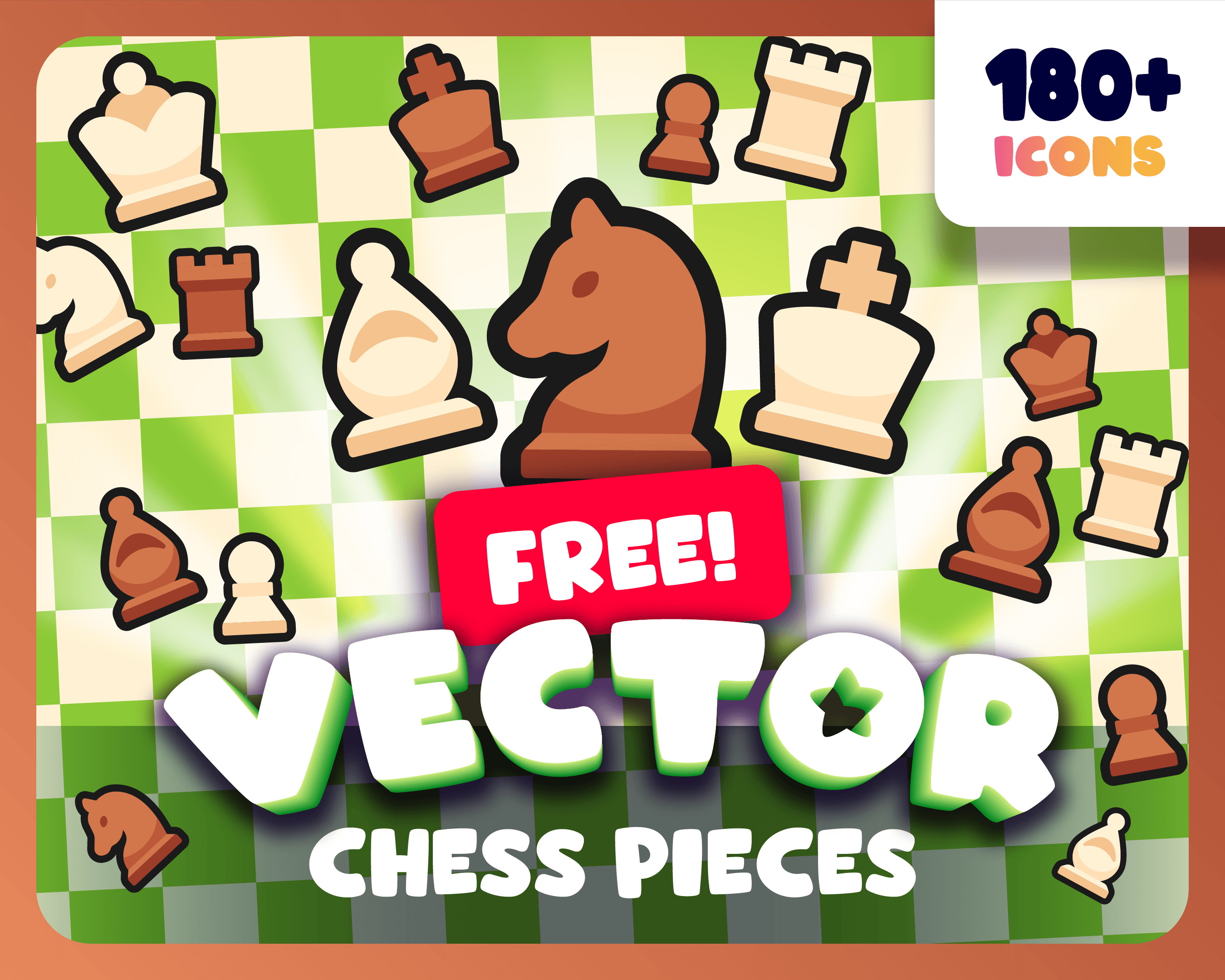 [FREE] Vector Chess Pieces by RhosGFX