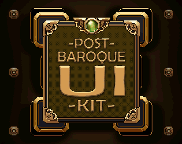Post-Baroque UI/GUI Kit by Barely_Games