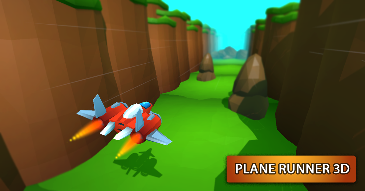 Plane Runner 3D - Free Unity Game Template by Black Rose Developers