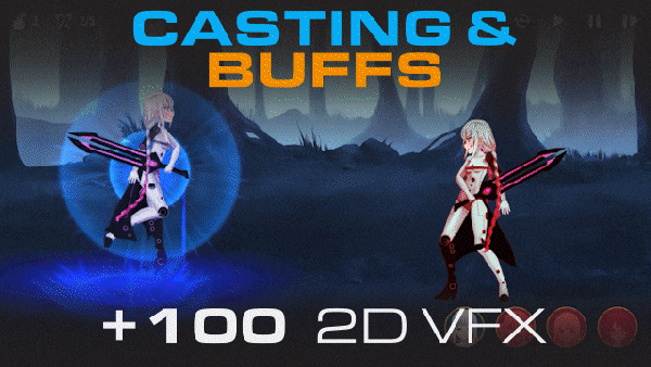 2D VFX Pack - Casting and Buffs by MagusVFX
