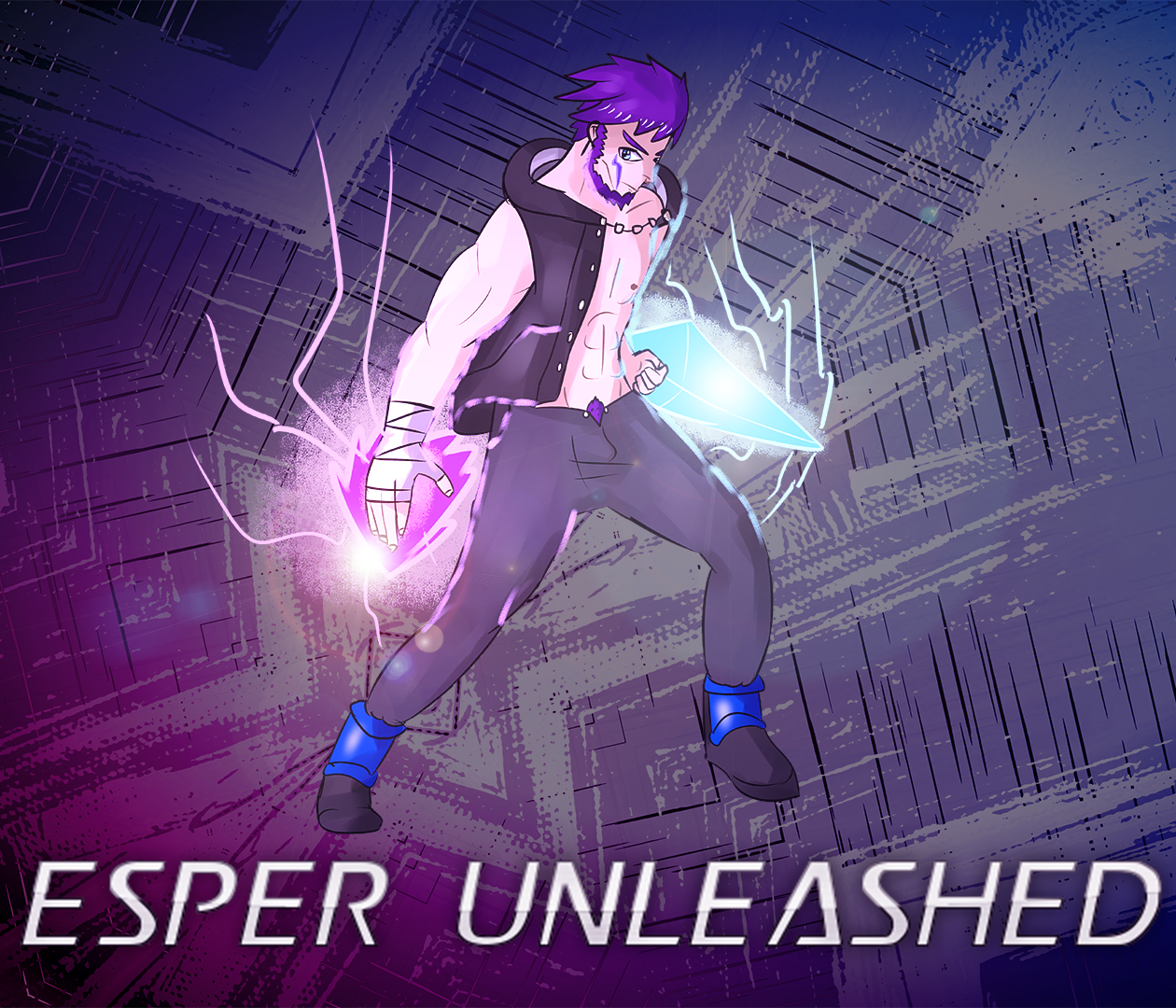 New New Poster image drawn by me! - Esper Unleashed by Starmage