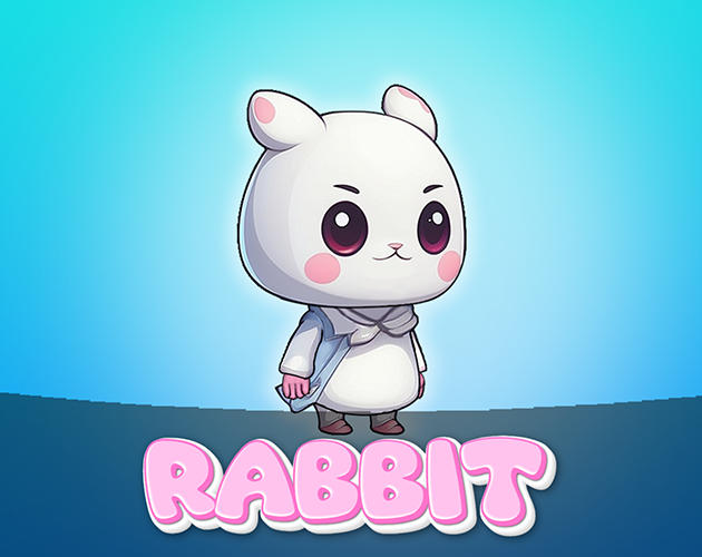 Rabbit - 2D Animated Character (Spriter) by Gamelauncher Shop