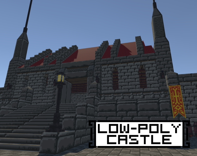 Low Poly Castle Asset Pack by Wolf_Born74