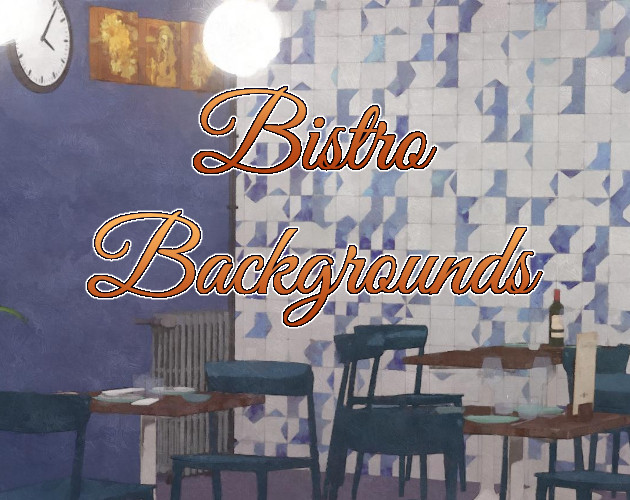 Visual Novel Bistro Backgrounds by Spiral Atlas
