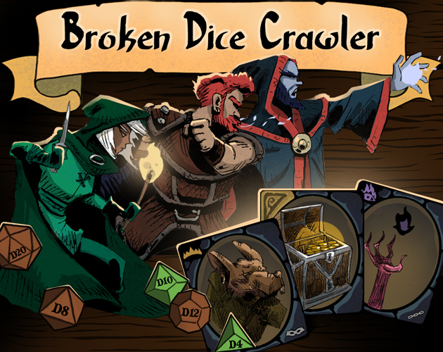 Broken Dice Crawler by one eyed cat