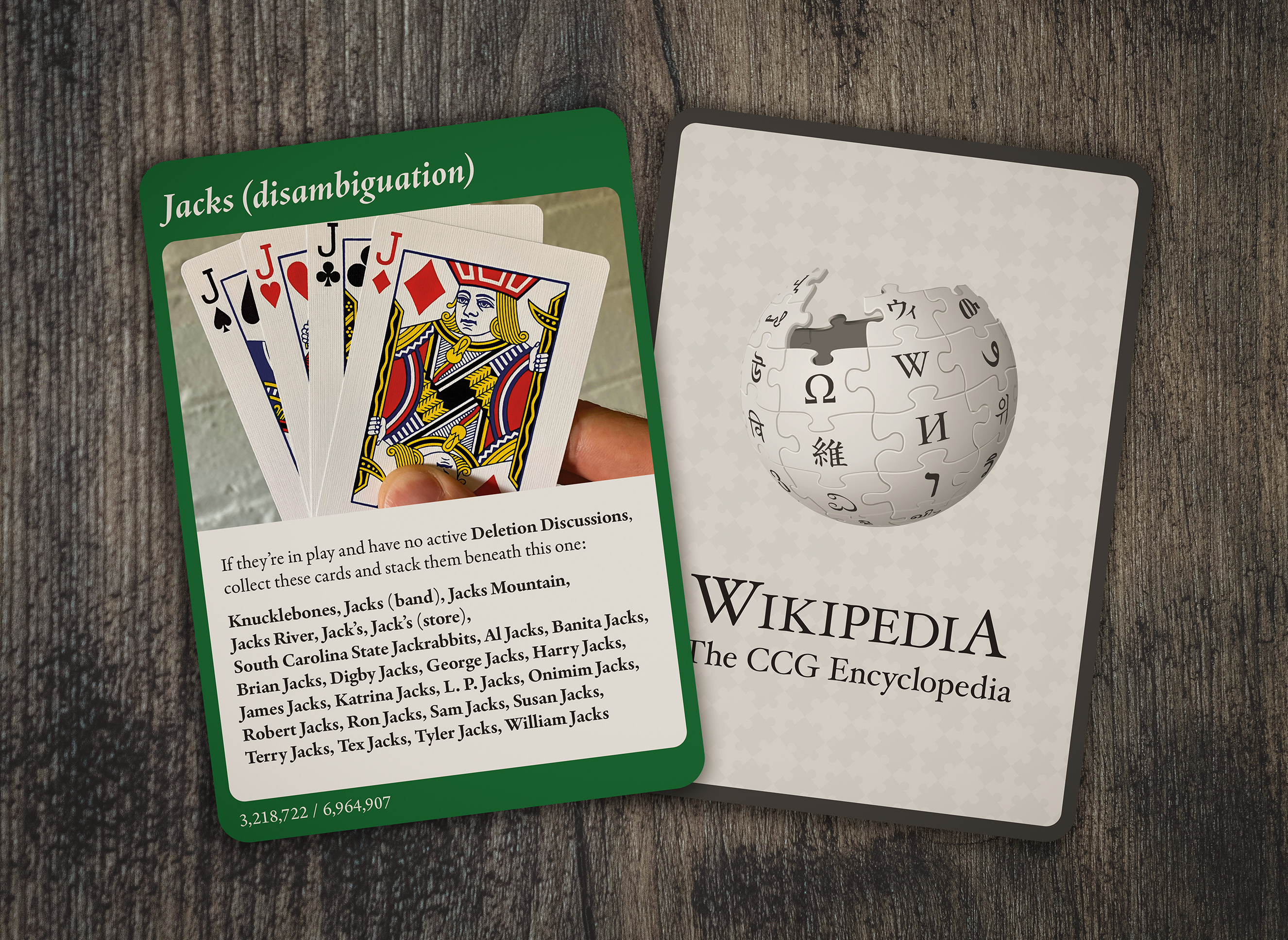 Imaginary Cards Jam — Wikipedia CCG by retrohistories