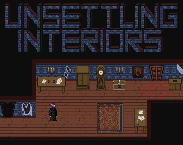 Unsettling Interiors: Top-Down Horror Pack by Pixeloni