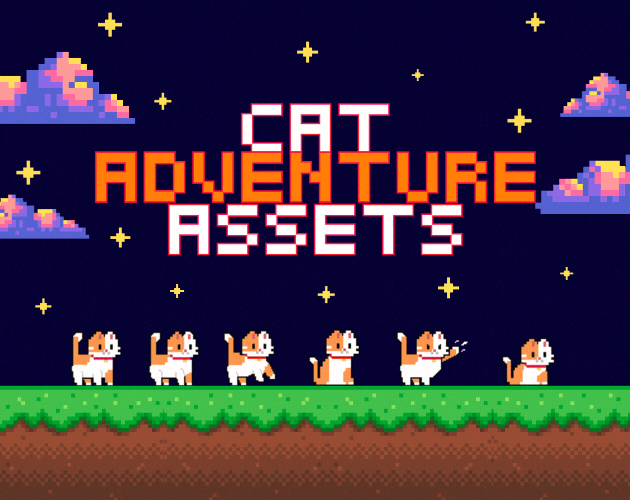 CAT ADVENTURE ASSETS - CAT ADVENTURE ASSETS by HelloWorld1144