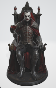 3D model of a vampir by Hujusa