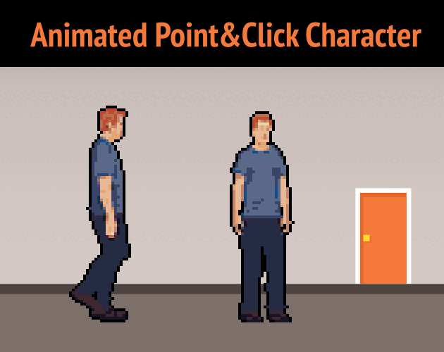 Devlog - Animated Point&Click Character by Magory
