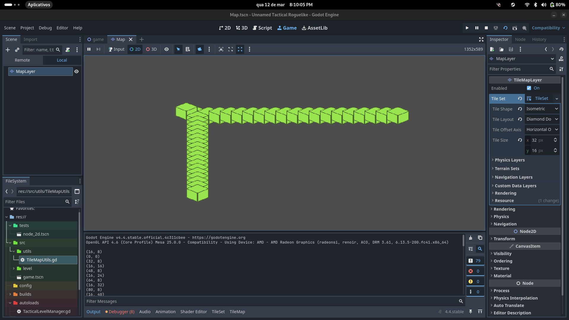 Criando um Roguelike Tático - Dia 006 - Devlogs - itch.io