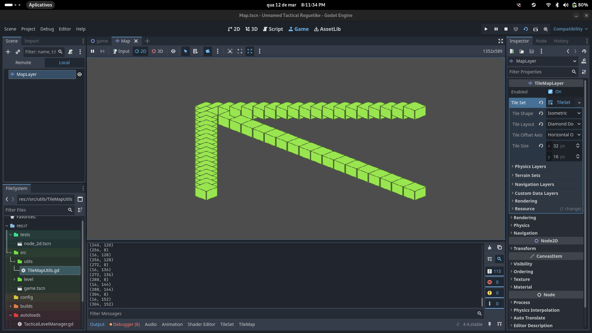 Criando um Roguelike Tático - Dia 006 - Devlogs - itch.io
