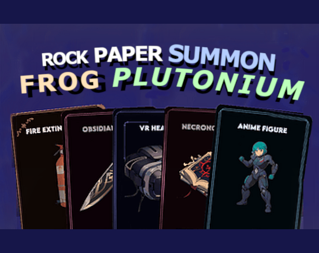 Rock Paper Summon Frog Plutonium by thejoun, wombatty, mxbi