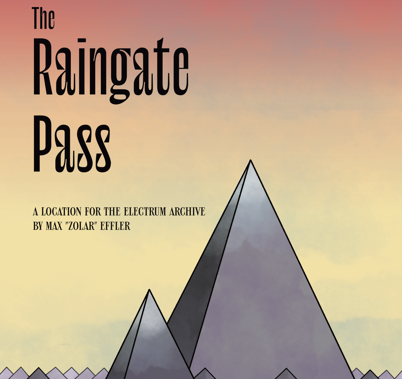 The Raingate Pass by zolar